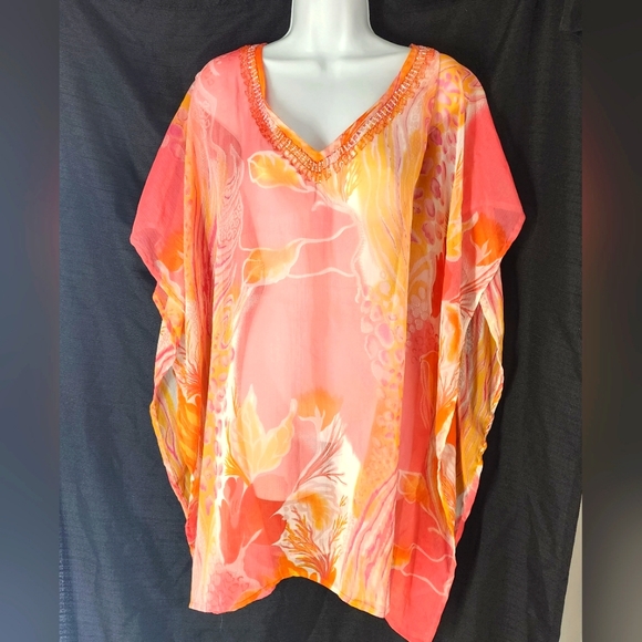 Sol And Mer | Swim | Sol Mer Small Medium Swim Suit Cover Up Pink ...